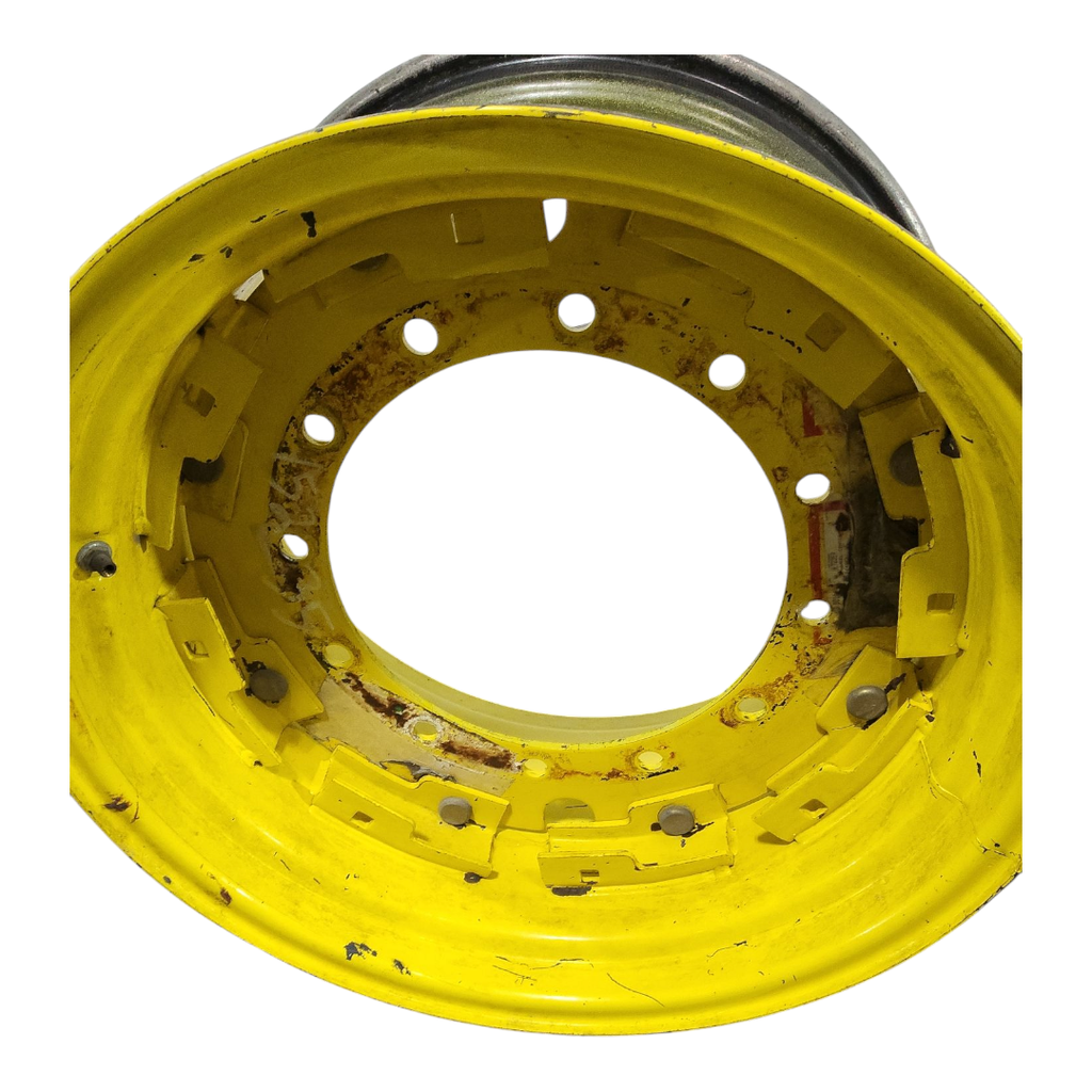 USED 12-Hole Clamp/Loop Style Center for 26" Rim, John Deere Yellow for Sale | NTS Tire Supply